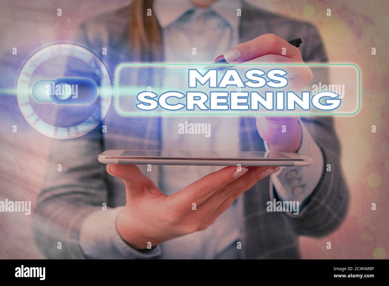 Handwriting text writing Mass Screening. Conceptual photo health ...