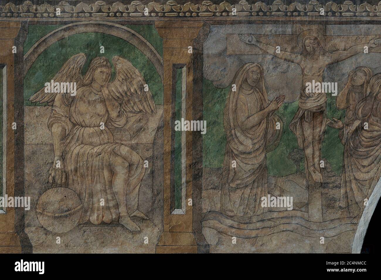 Sgraffito uncovered revealed 1952 hi-res stock photography and images ...