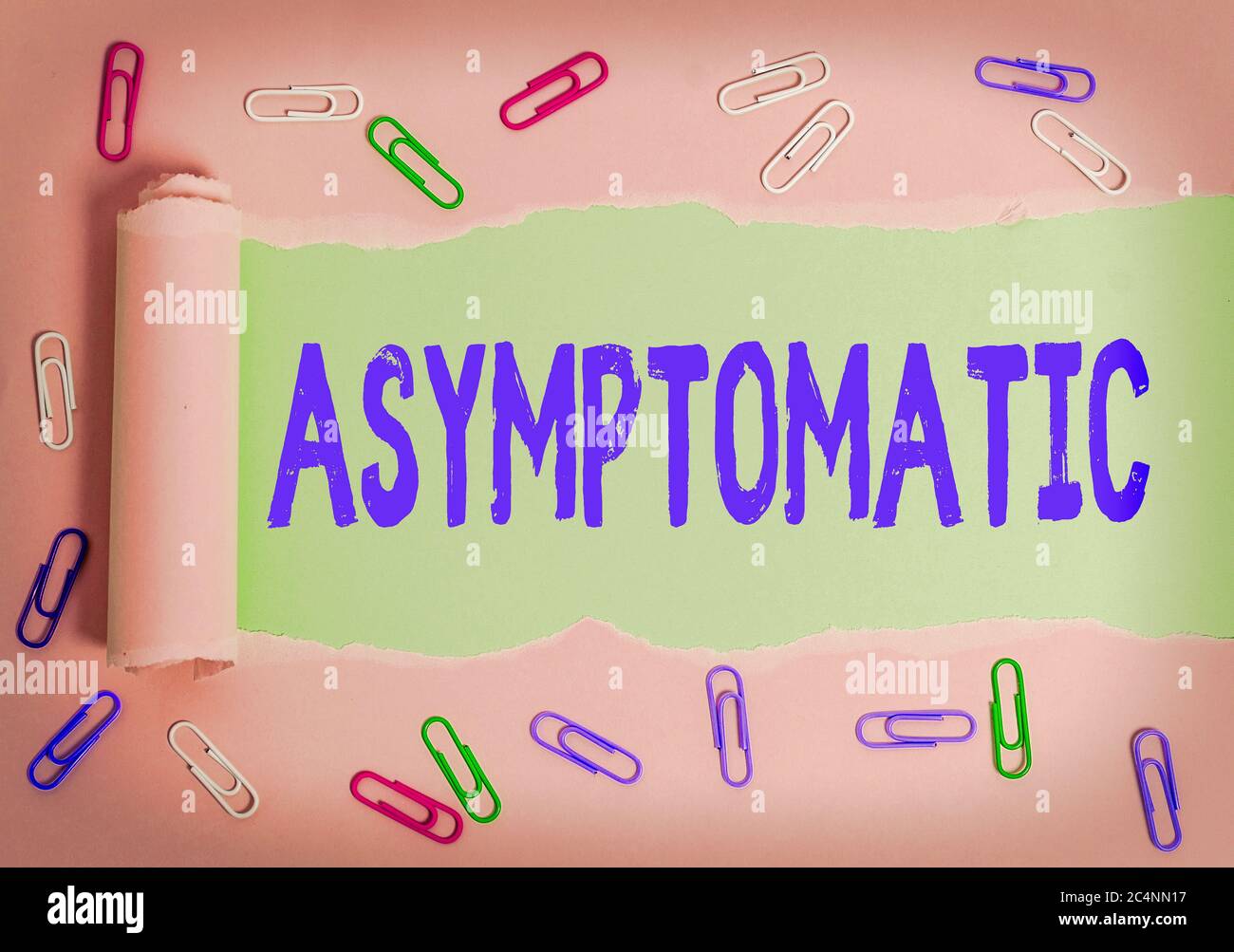 Word writing text Asymptomatic. Business photo showcasing a condition ...