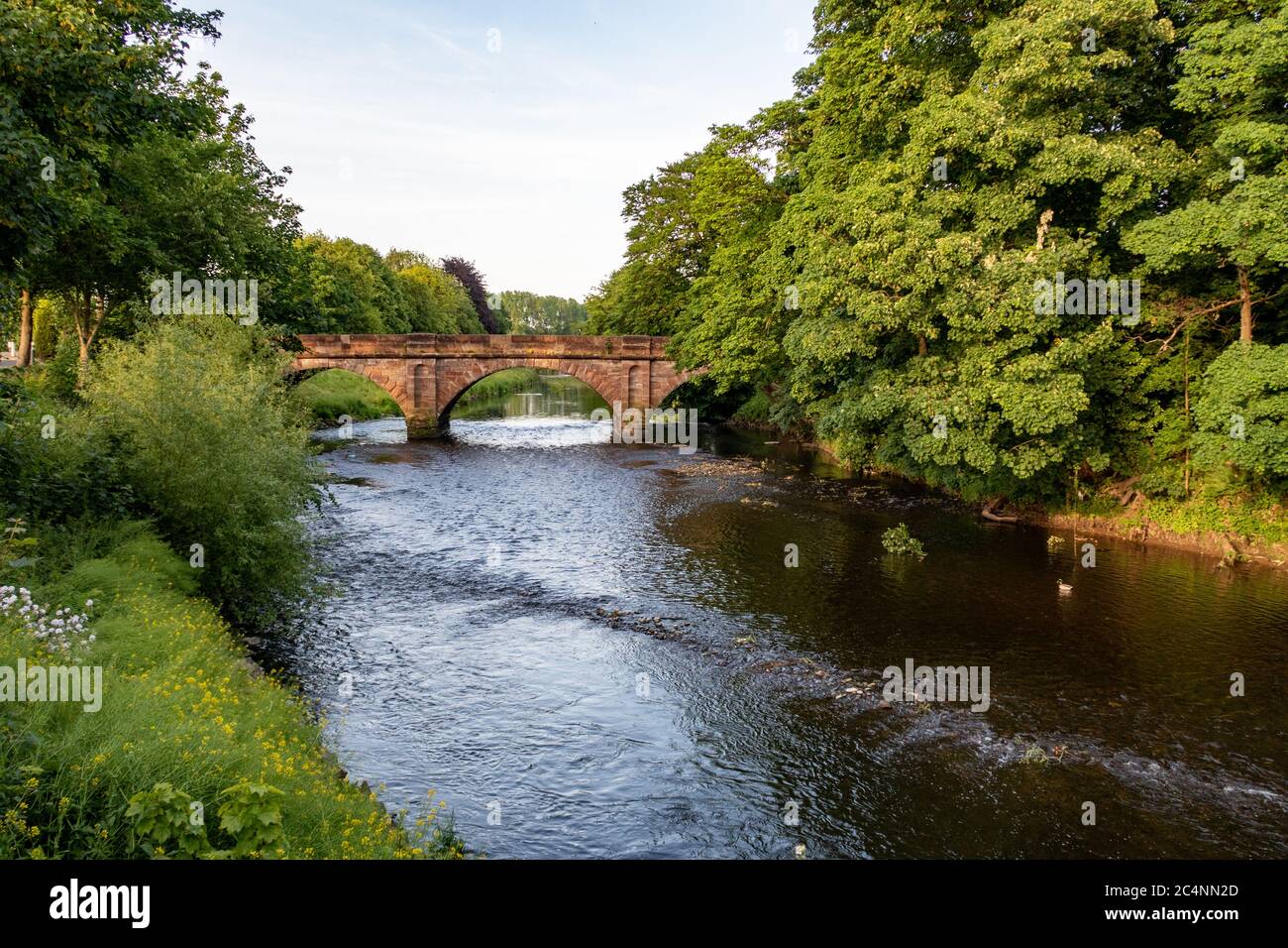 Cheadle Bridge(built 1861) on Manchester Road (B5095) crossing the ...