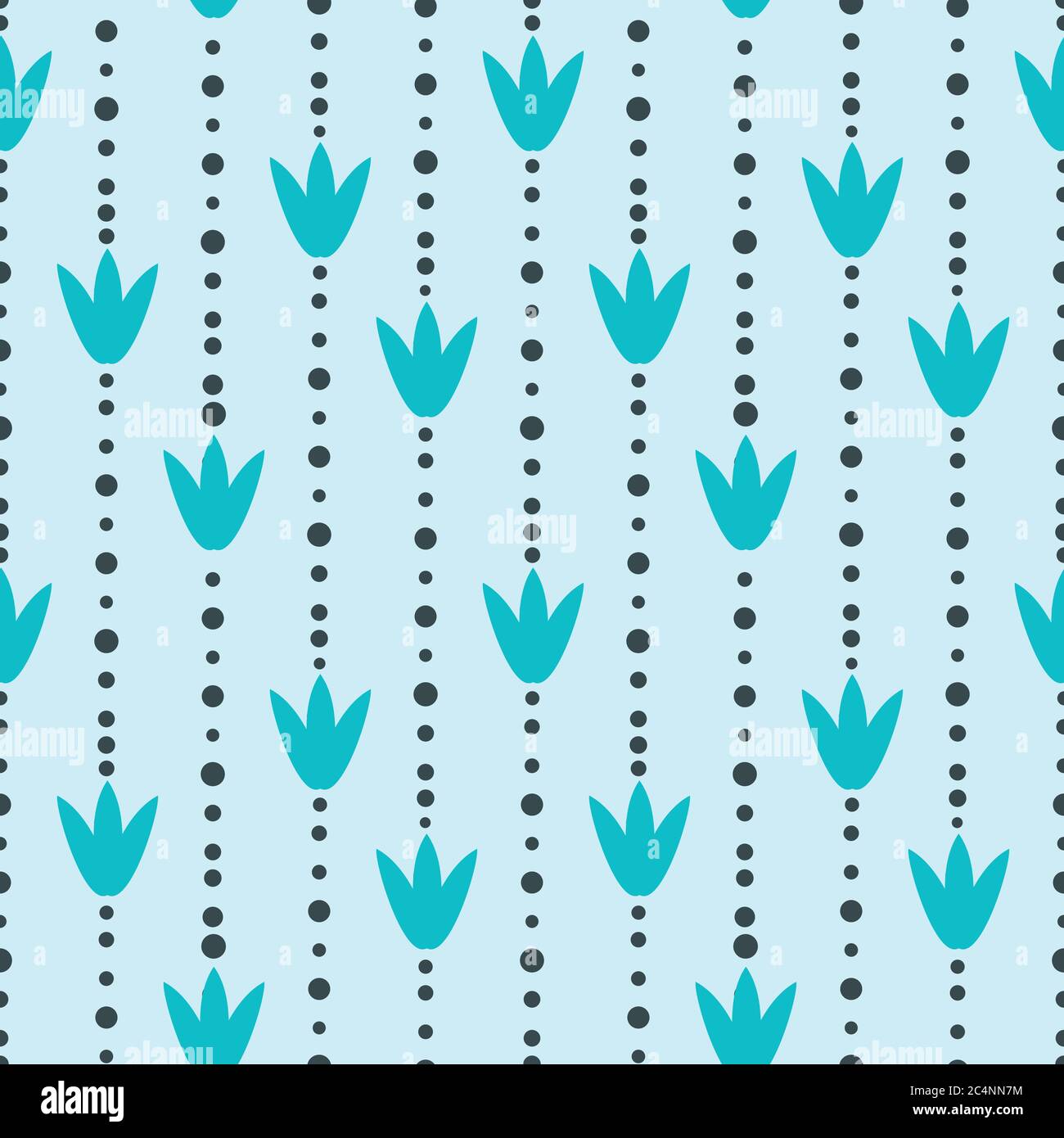 Flowers with dots Stock Vector Images - Alamy