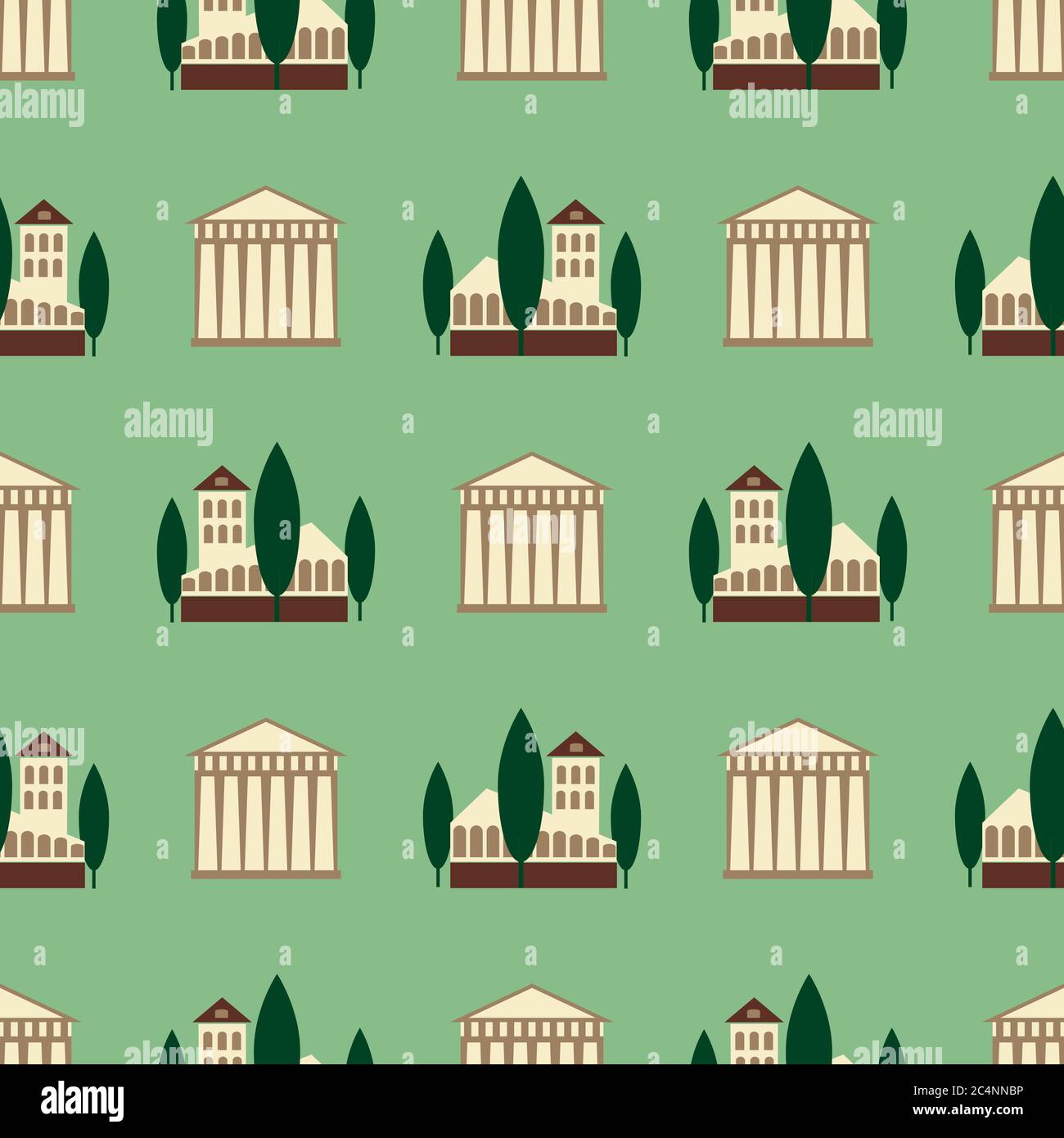 The ancient city of Stock Vector Images - Alamy