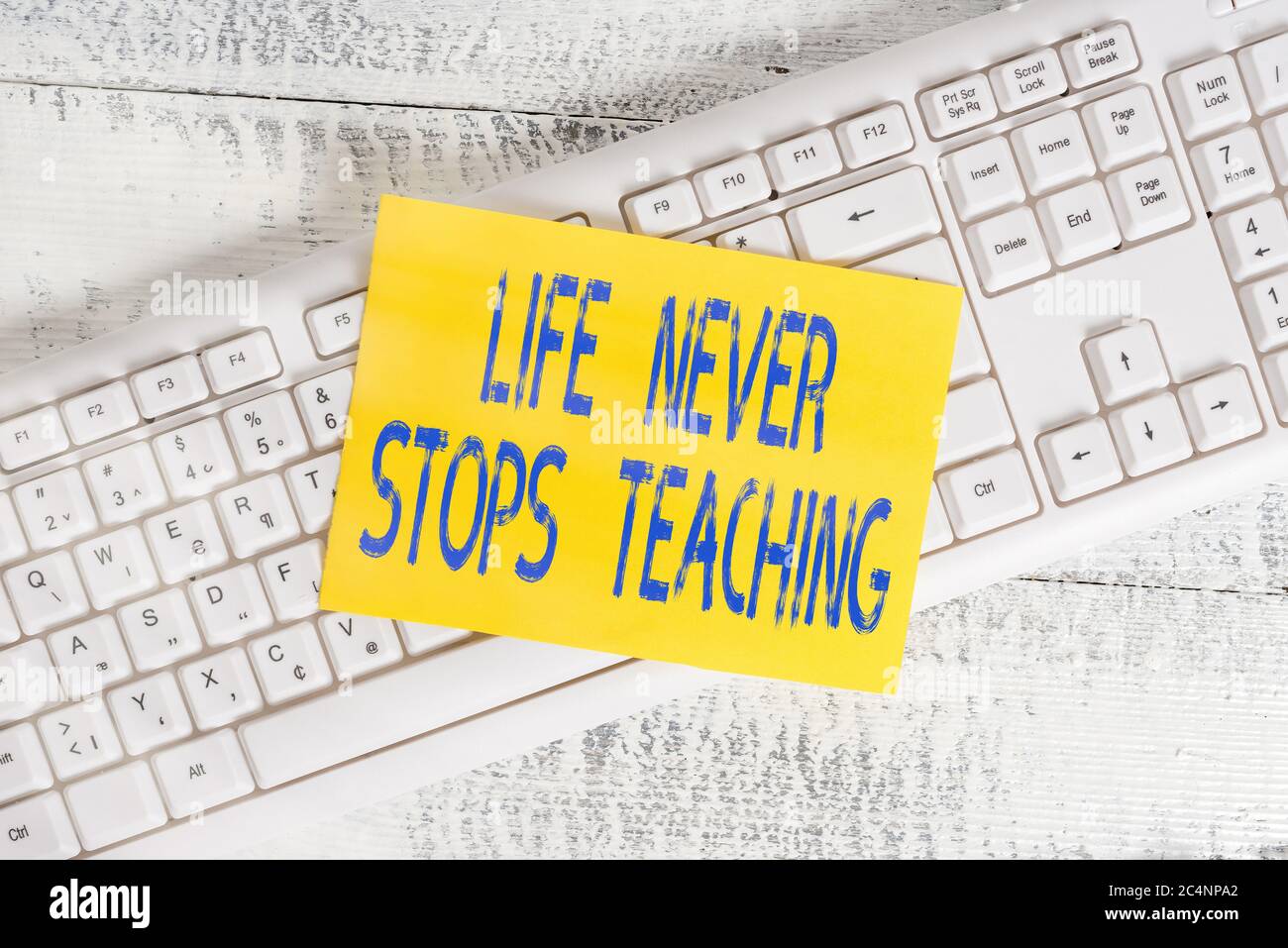Handwriting text Life Never Stops Teaching. Conceptual photo keep ... Handwriting text Life Never Stops Teaching. Conceptual photo keep ...