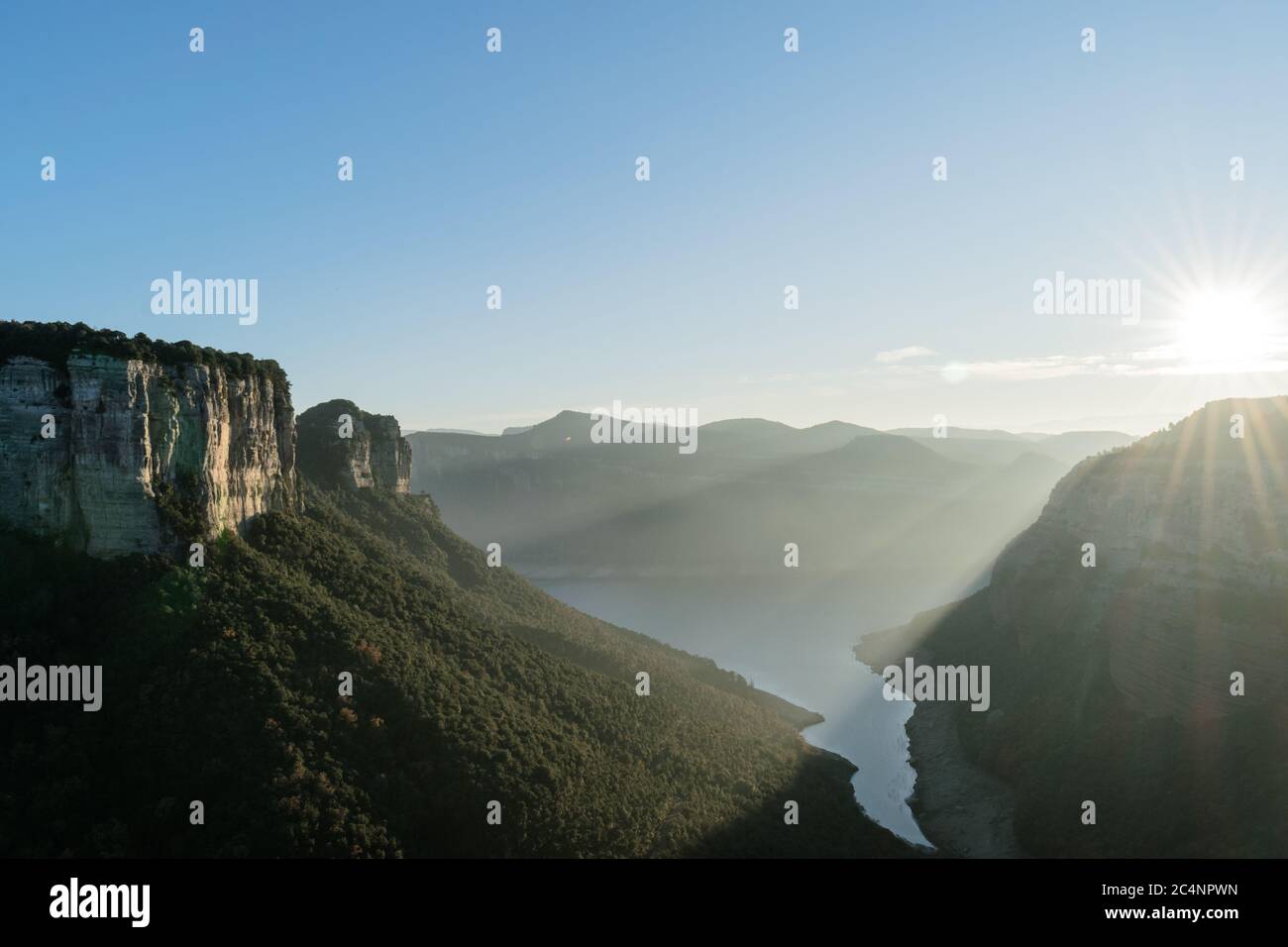 Natural viewpoint of a cliff with stunning views Stock Photo - Alamy