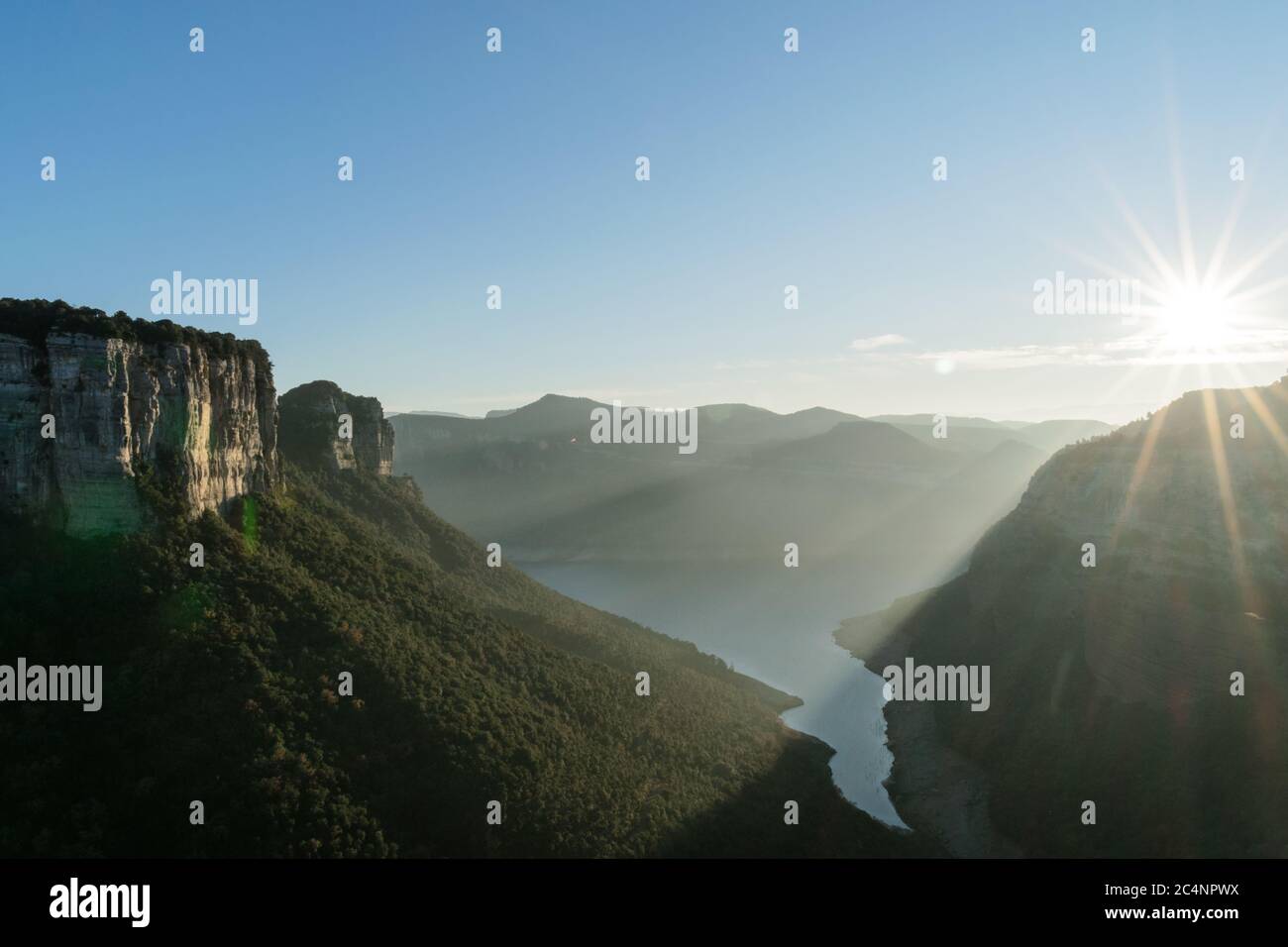 Natural viewpoint of a cliff with stunning views Stock Photo - Alamy