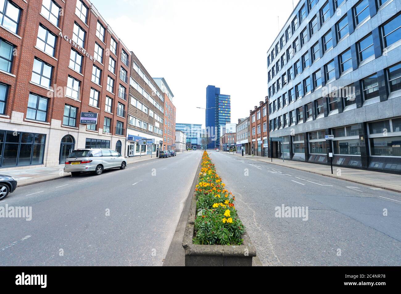 Images of Leicester City centre during the first week of UK Lockdown in ...
