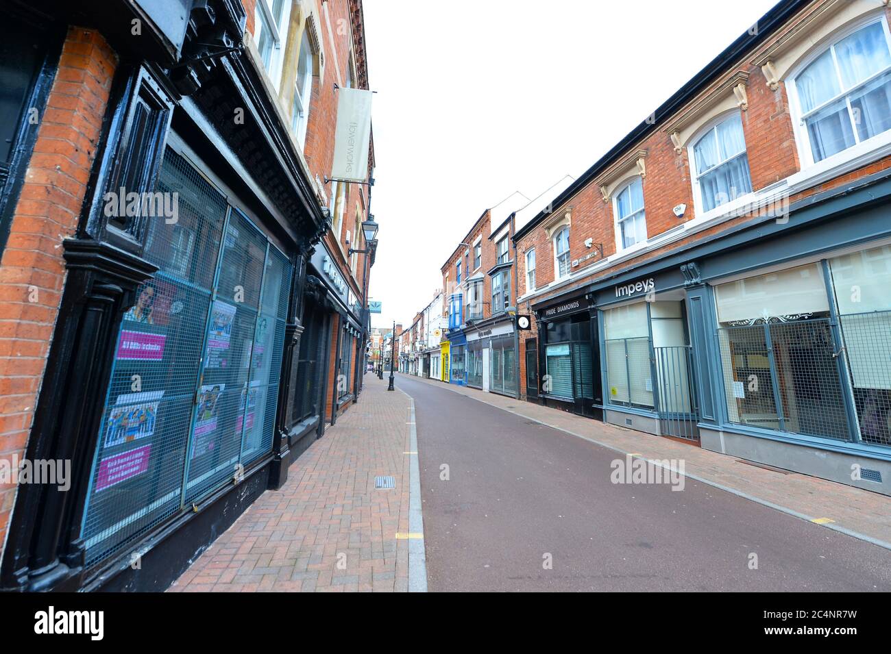 Images of Leicester City centre during the first week of UK Lockdown in ...