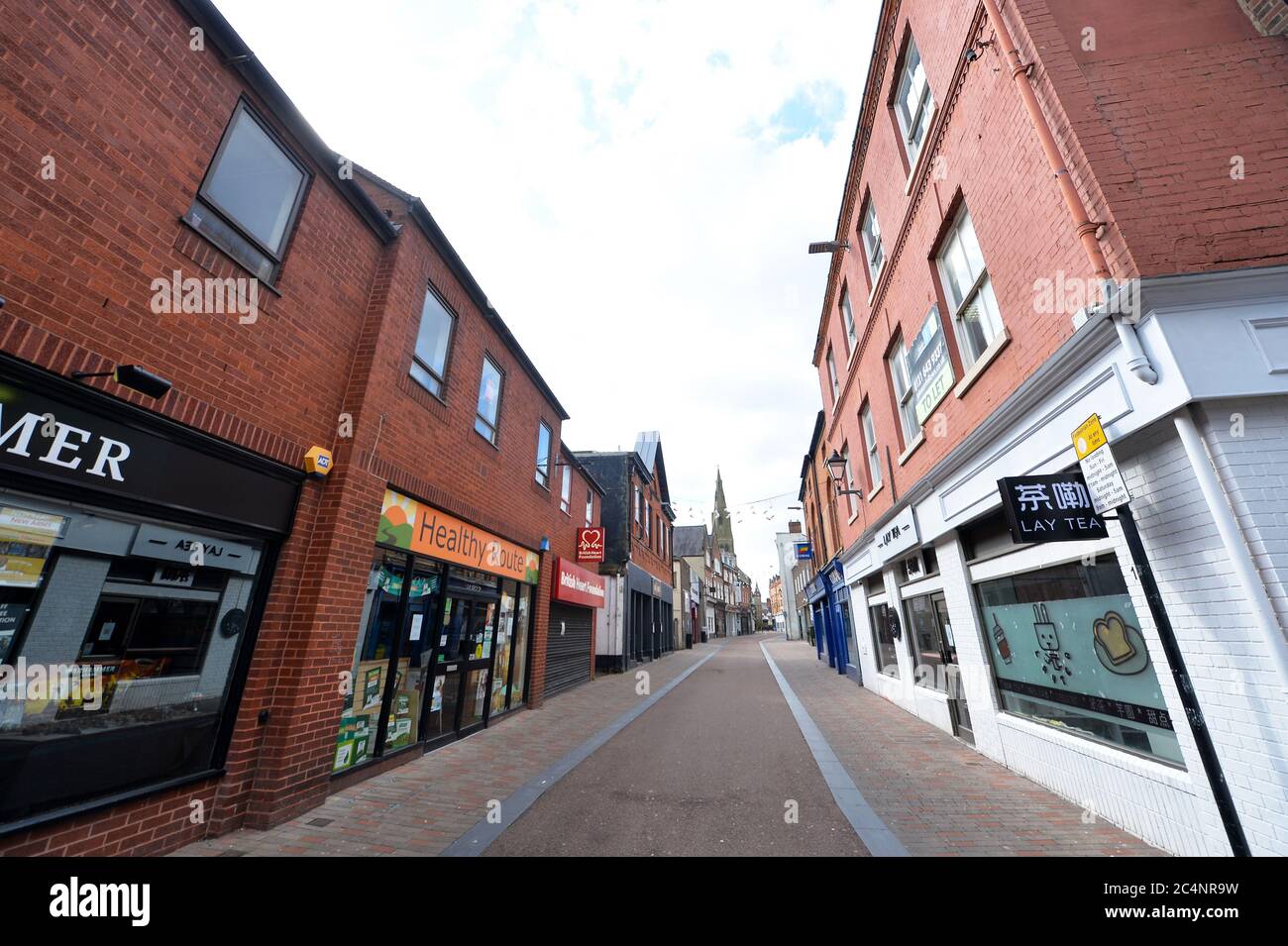 Images of Leicester City centre during the first week of UK Lockdown in ...