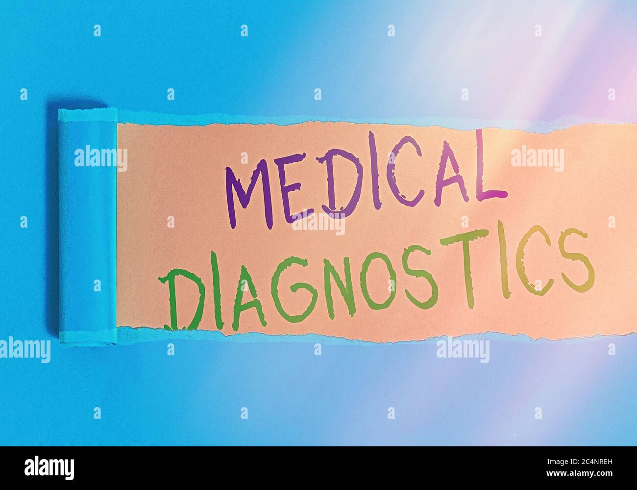 Handwriting text writing Medical Diagnostics. Conceptual photo act of ...