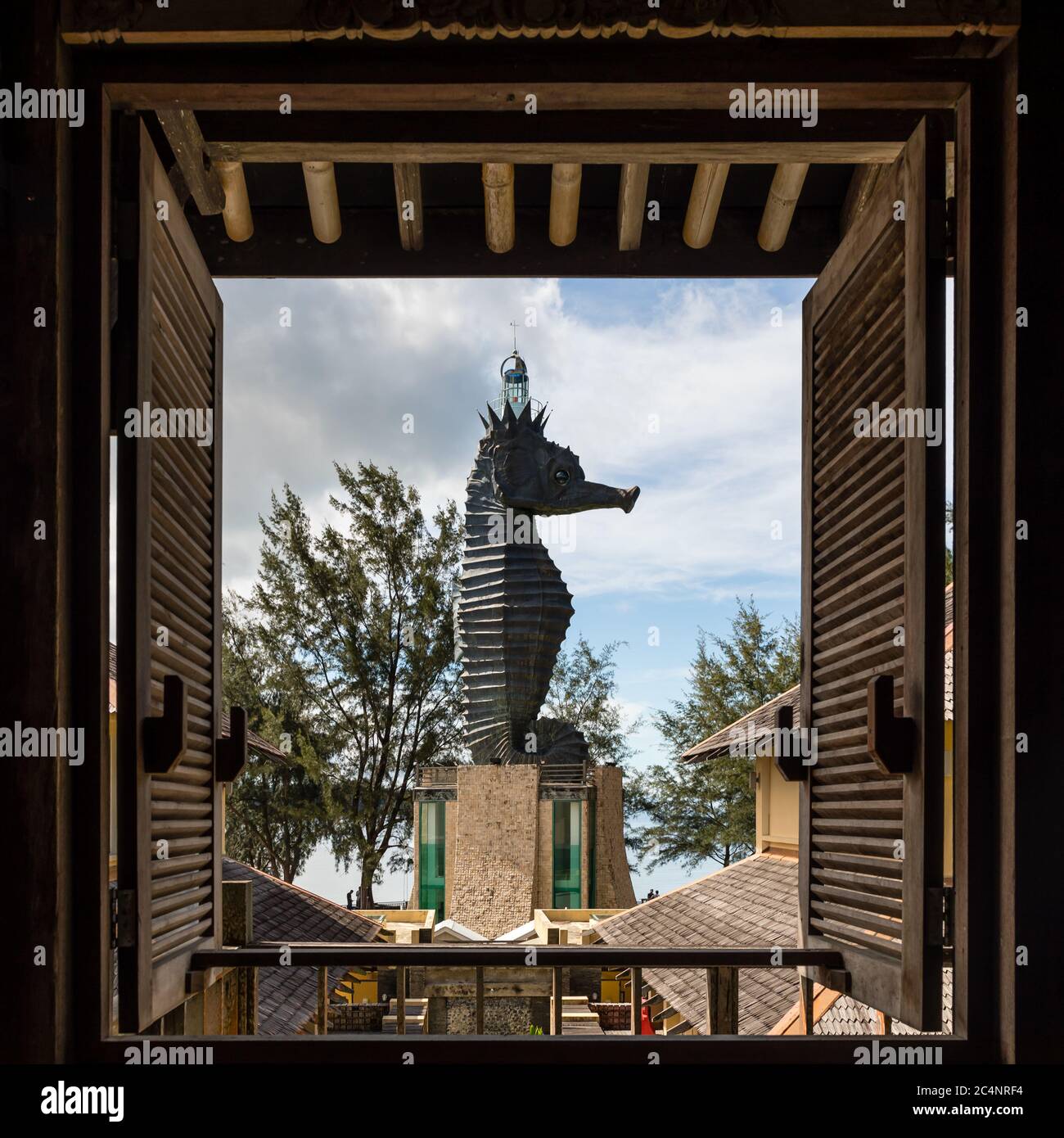 Miri, Sarawak, Malaysia: The iconic Seahorse Lighthouse at the ...
