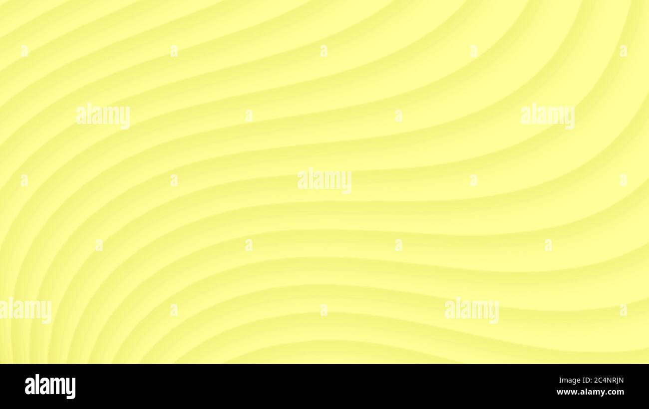 Abstract background of gradient curves in yellow colors Stock Vector ...