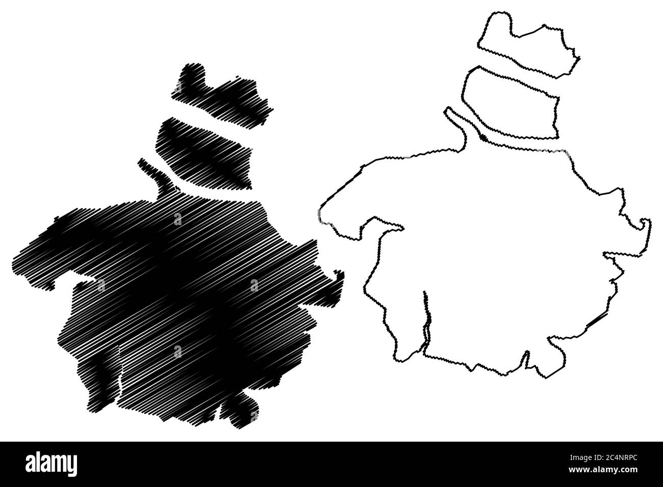 Tiruchirappalli district outline hi-res stock photography and images ...