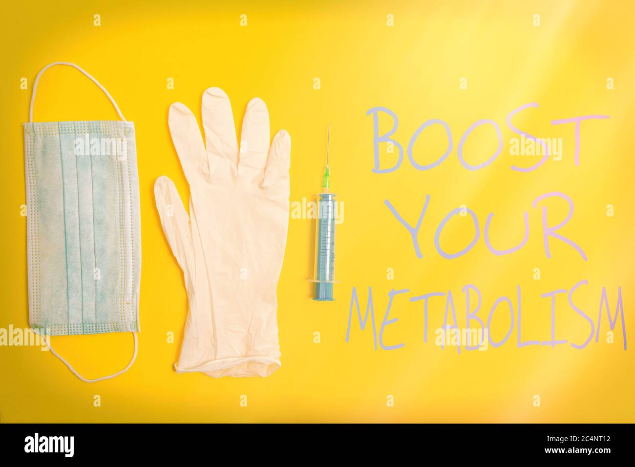 Text sign showing Boost Your Metabolism. Business photo text body ...