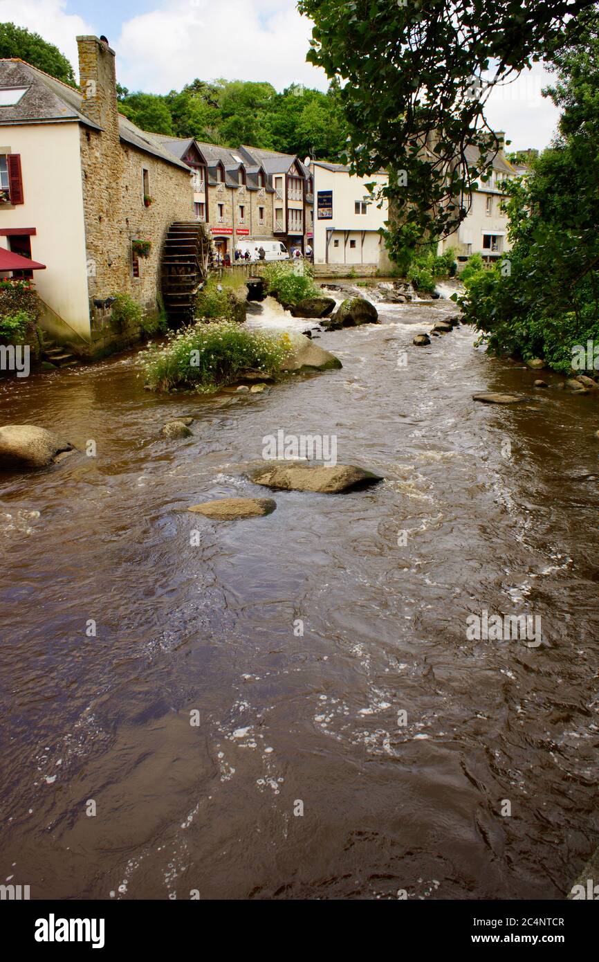 Historic, Pont Aven, Finistere, Brittany France, Paul Gaugan, Le Moulin ... Historic, Pont Aven, Finistere, Brittany France, Paul Gaugan, Le Moulin ...