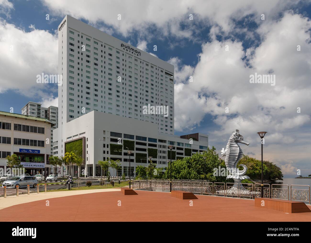 Miri, Sarawak, Malaysia: The Seahorse Sculpture at Miri Waterfront in ...