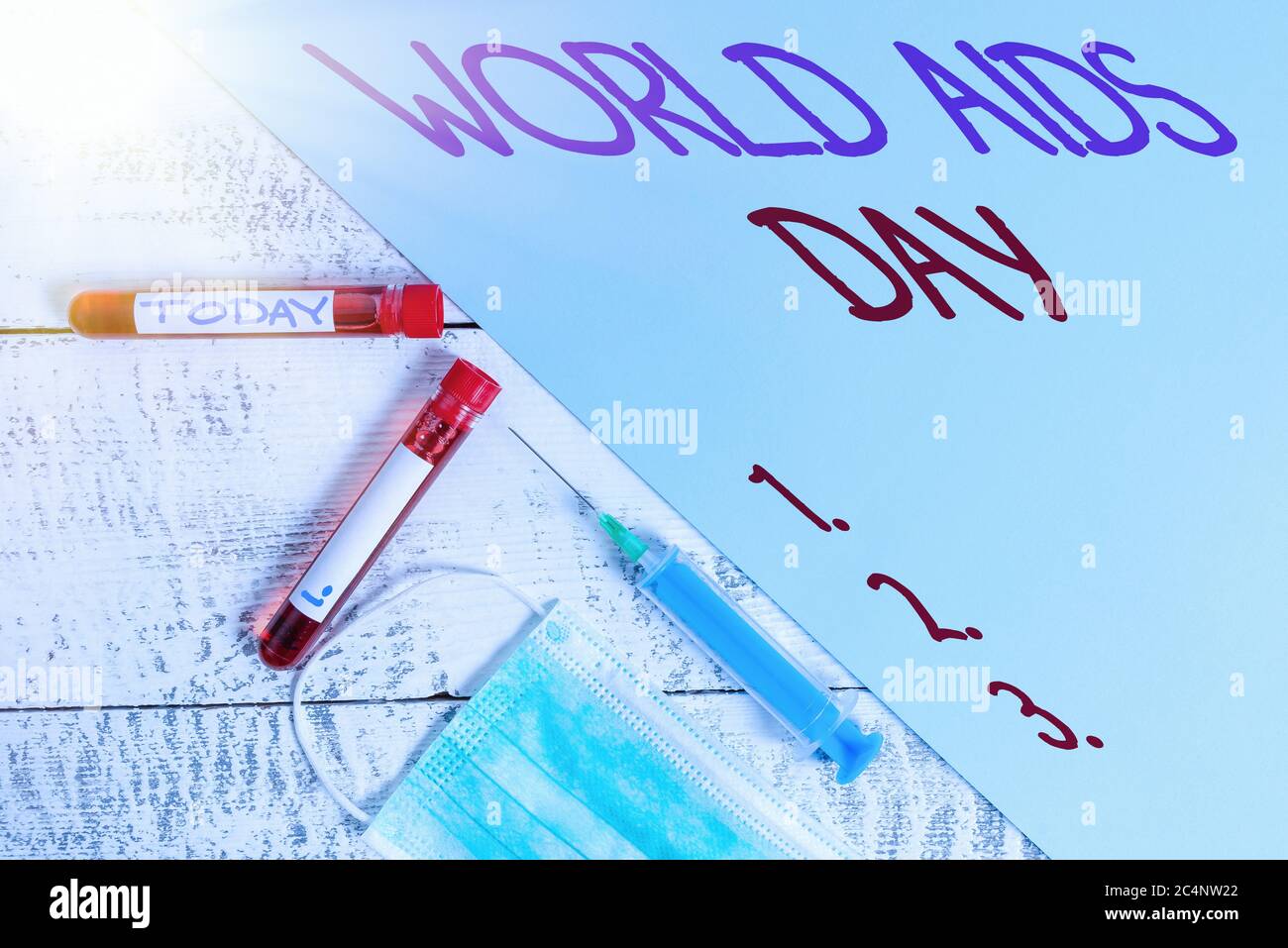 Handwriting text writing World Aids Day. Conceptual photo an ...