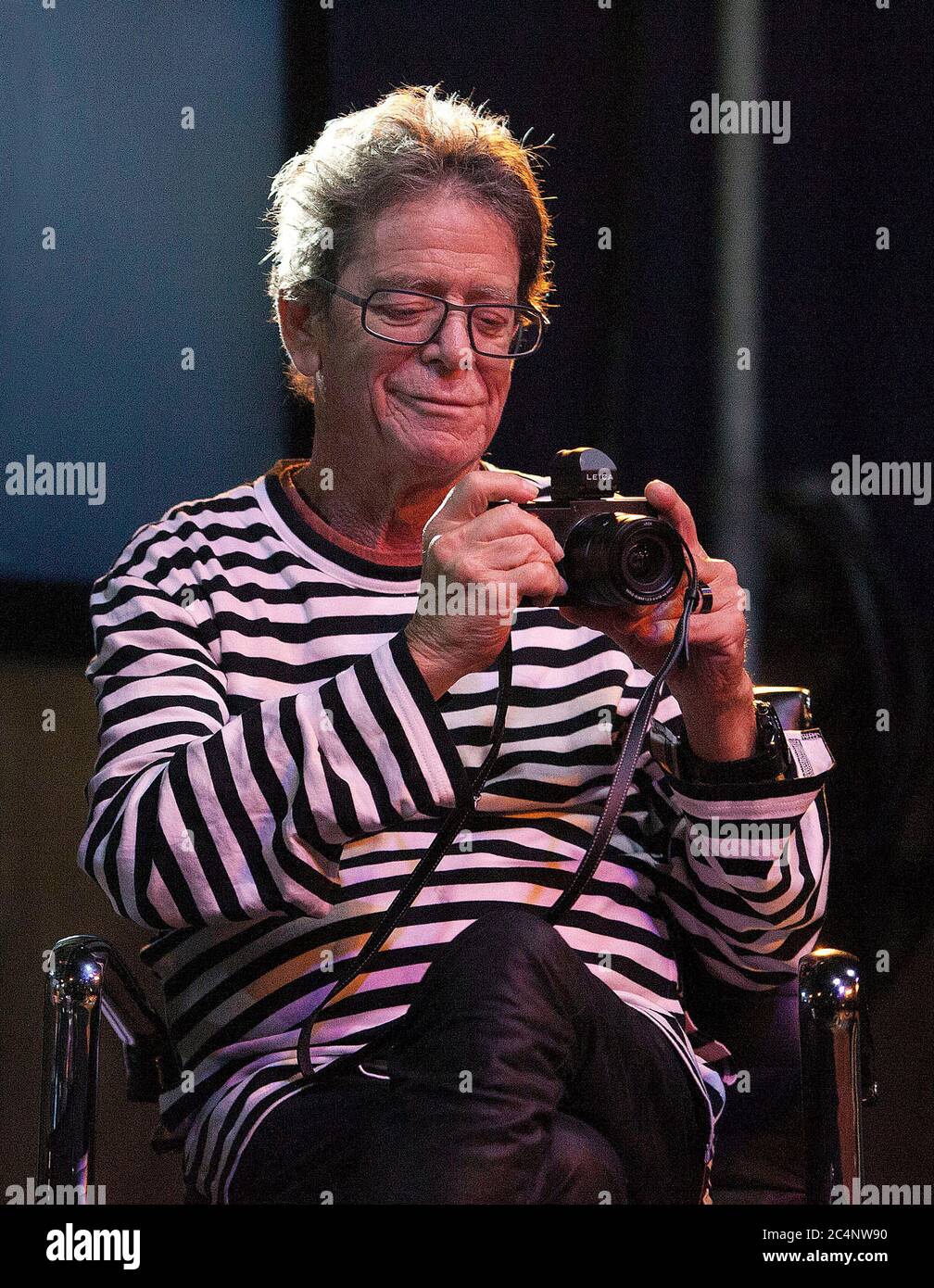 Lou Reed with Rock Rock at the Scala,King's Cross promoting Mick Rock's ...