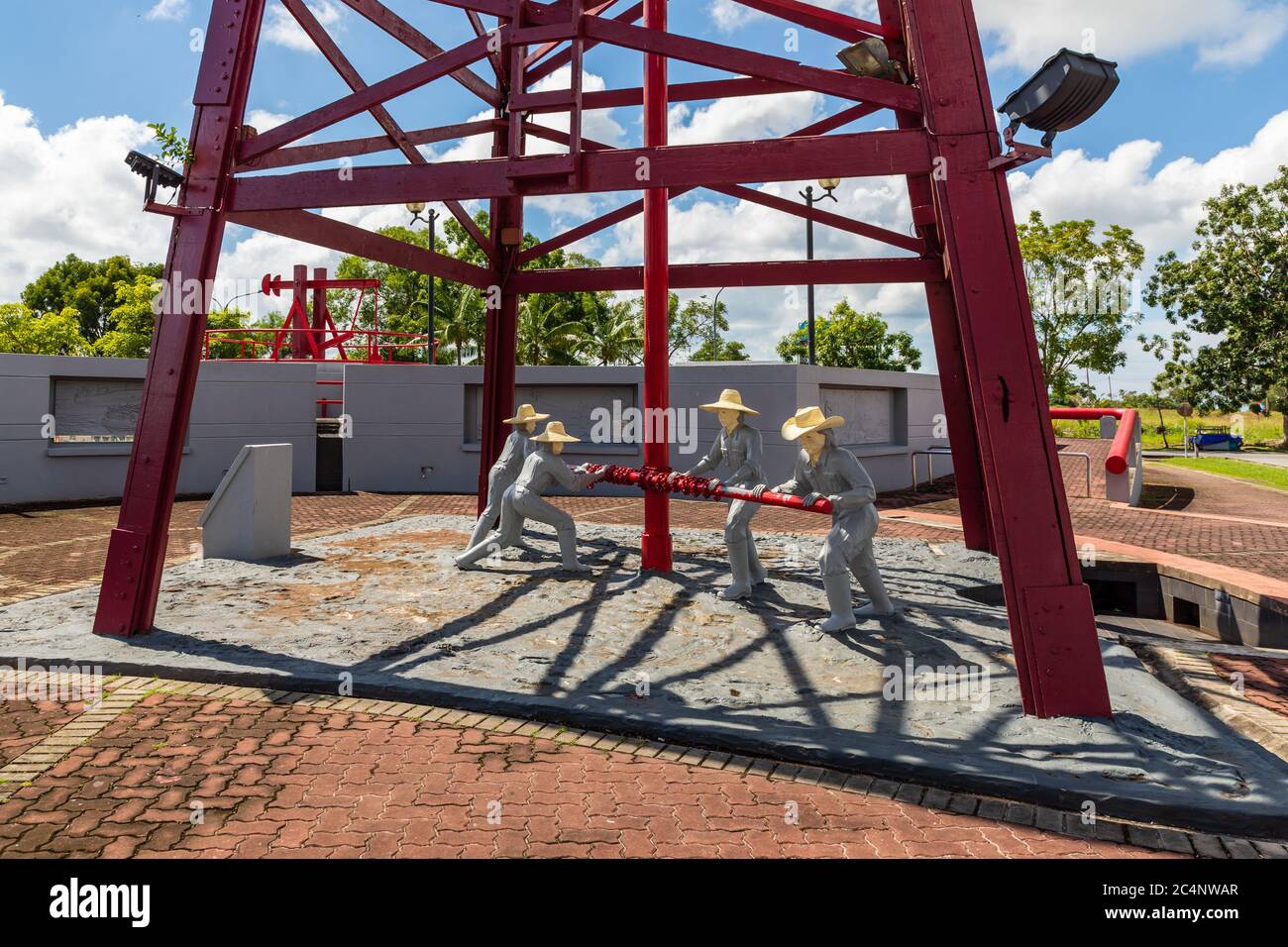 Miri, Sarawak, Malaysia: "The Grand Old Lady", Miri's first drilled oil ...