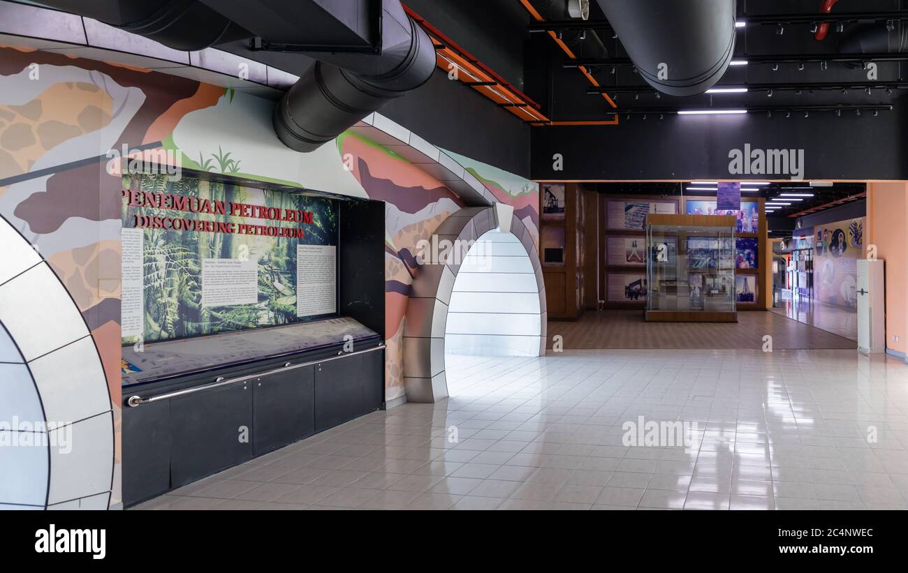Miri, Sarawak, Malaysia: Interior of the Petroleum Museum Miri on ...
