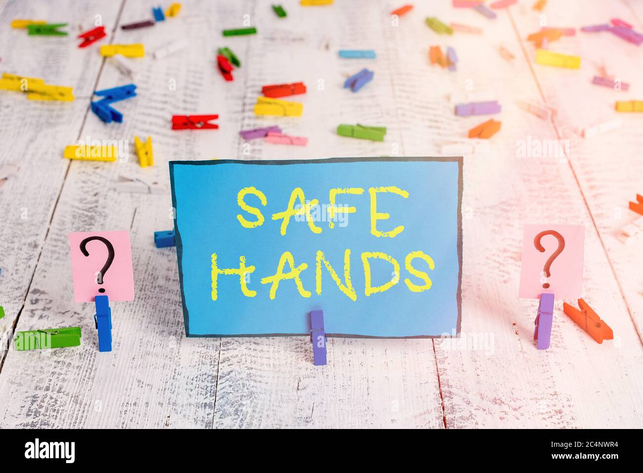 Word writing text Safe Hands. Business photo showcasing Ensuring the ...