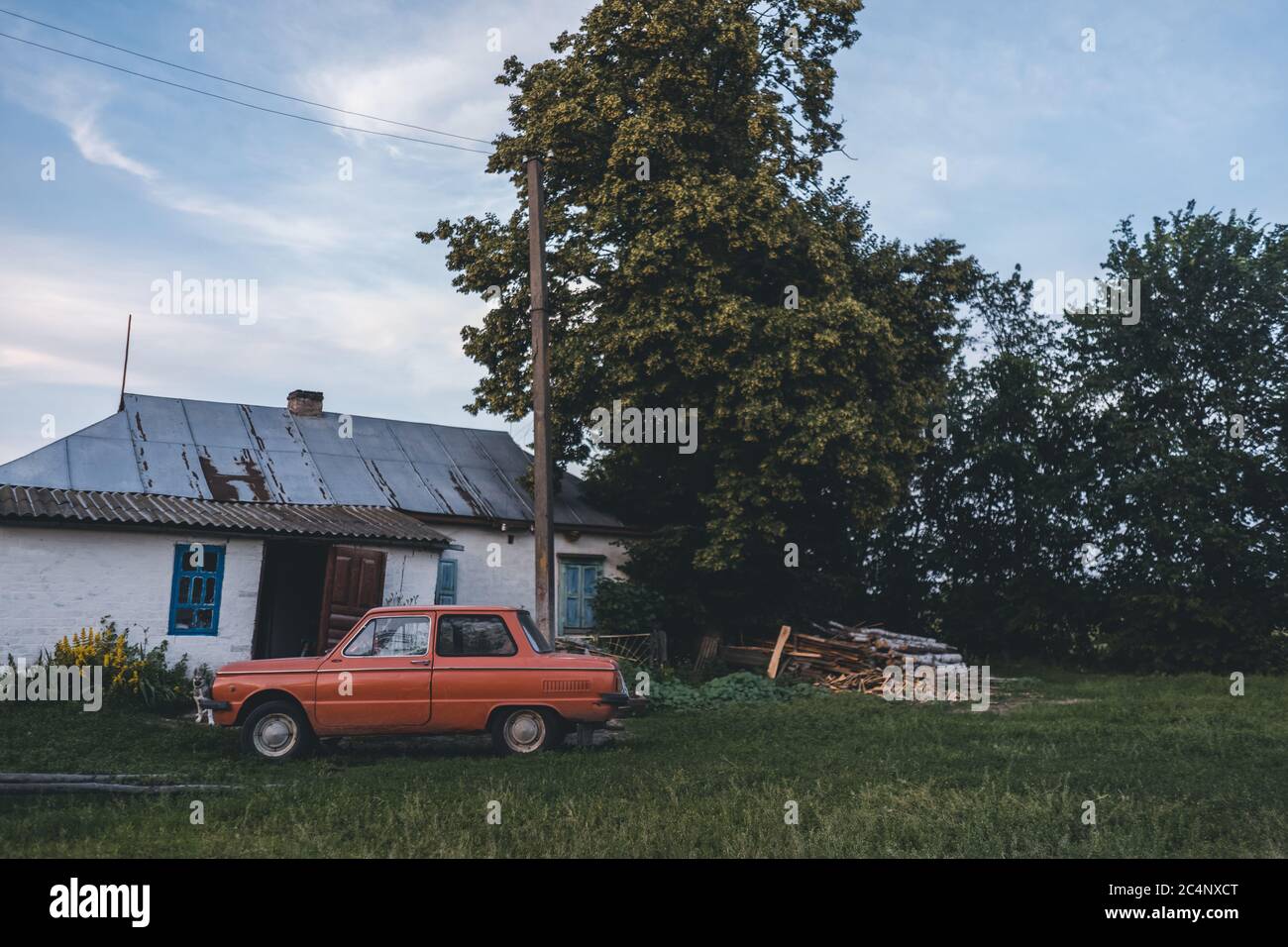 Rural ukrainian landscape hi-res stock photography and images - Alamy