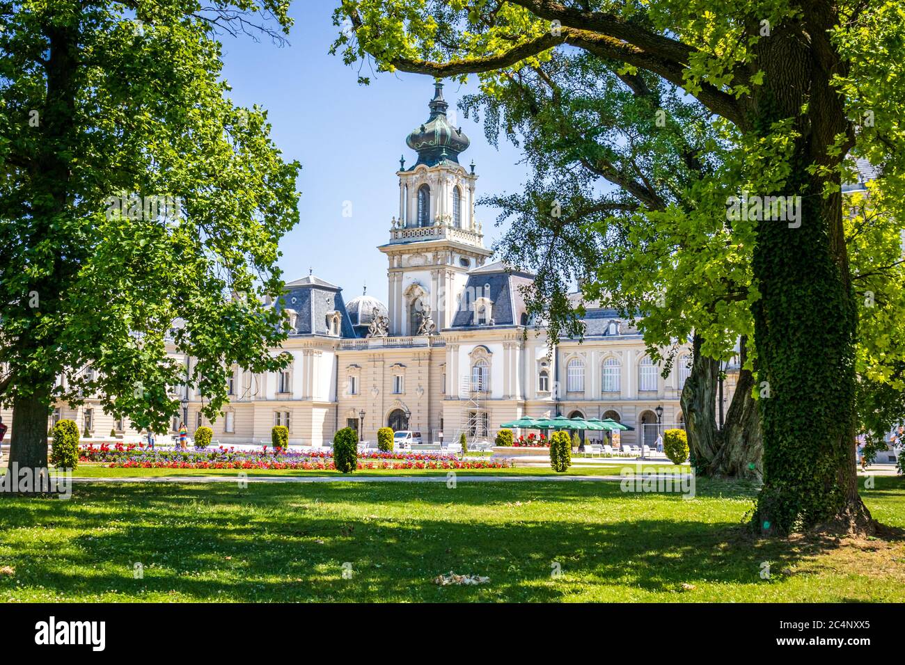 Festetics Palace, Helikon Castle Museum in Keszthely, Hungary Stock ...