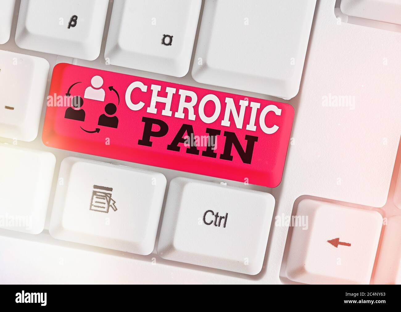 Handwriting text writing Chronic Pain. Conceptual photo discomfort that ...