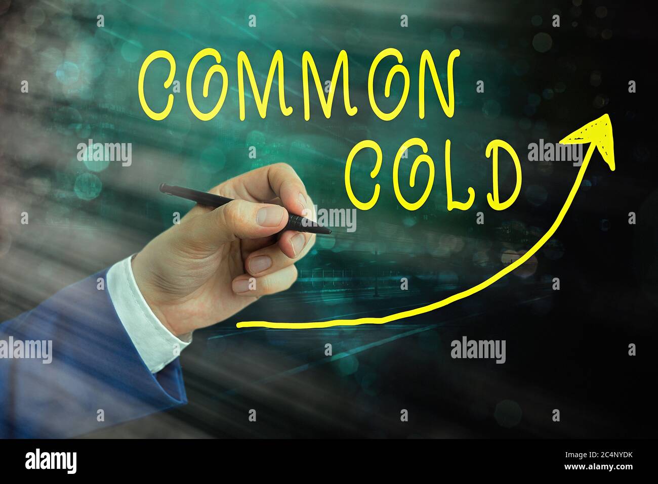 Handwriting text writing Common Cold. Conceptual photo viral infection ...