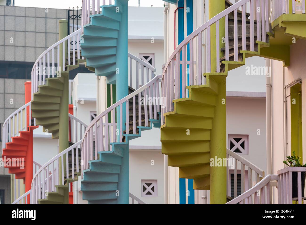 Spiral steps staircases architecture hi-res stock photography and ...