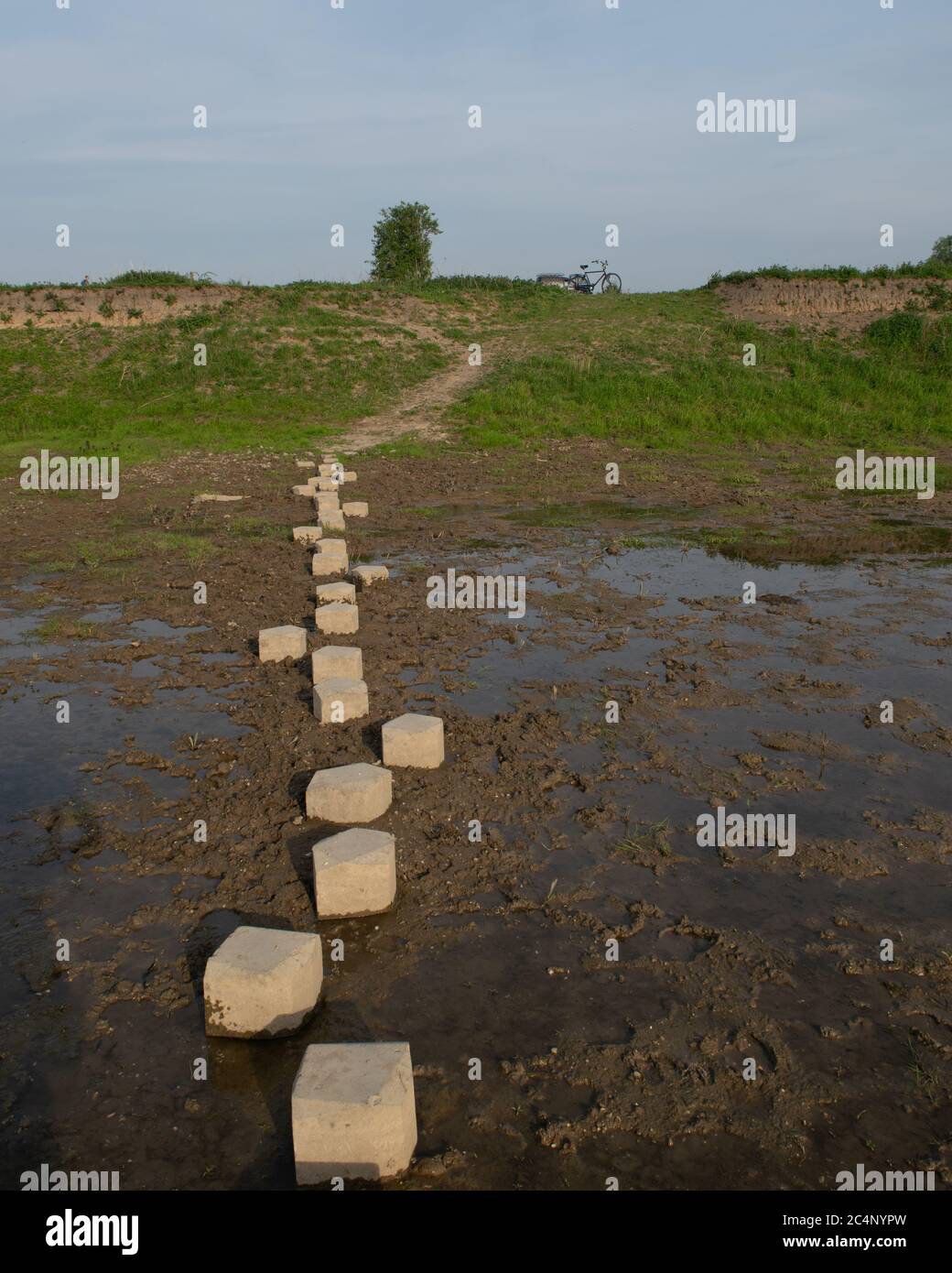 Pebble stones steps hi-res stock photography and images - Alamy