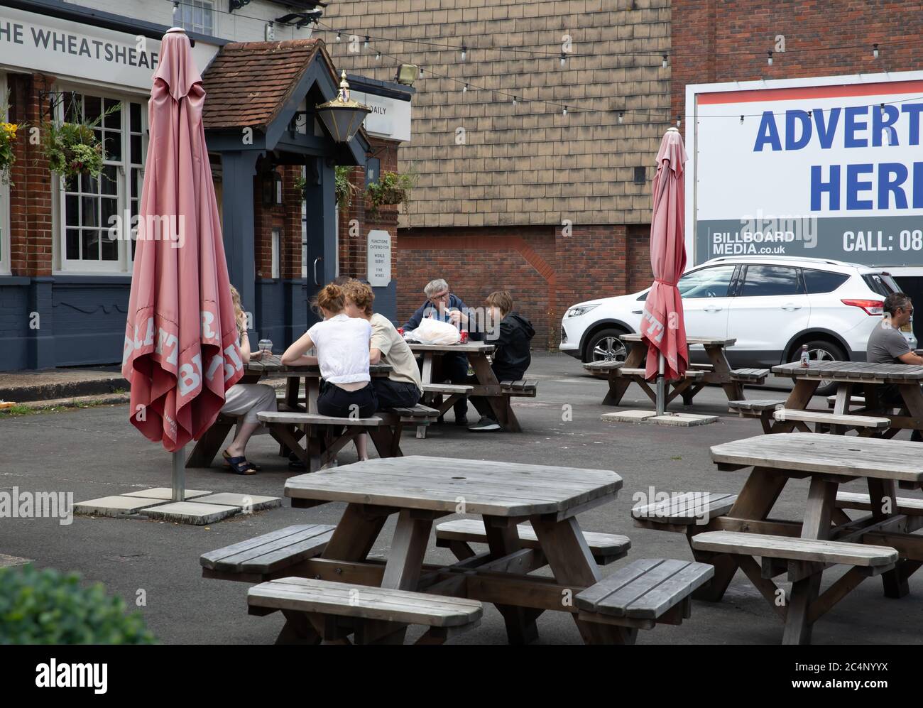 West Wickham,Kent,UK,28th June 2020,West Wickham High street is still ...