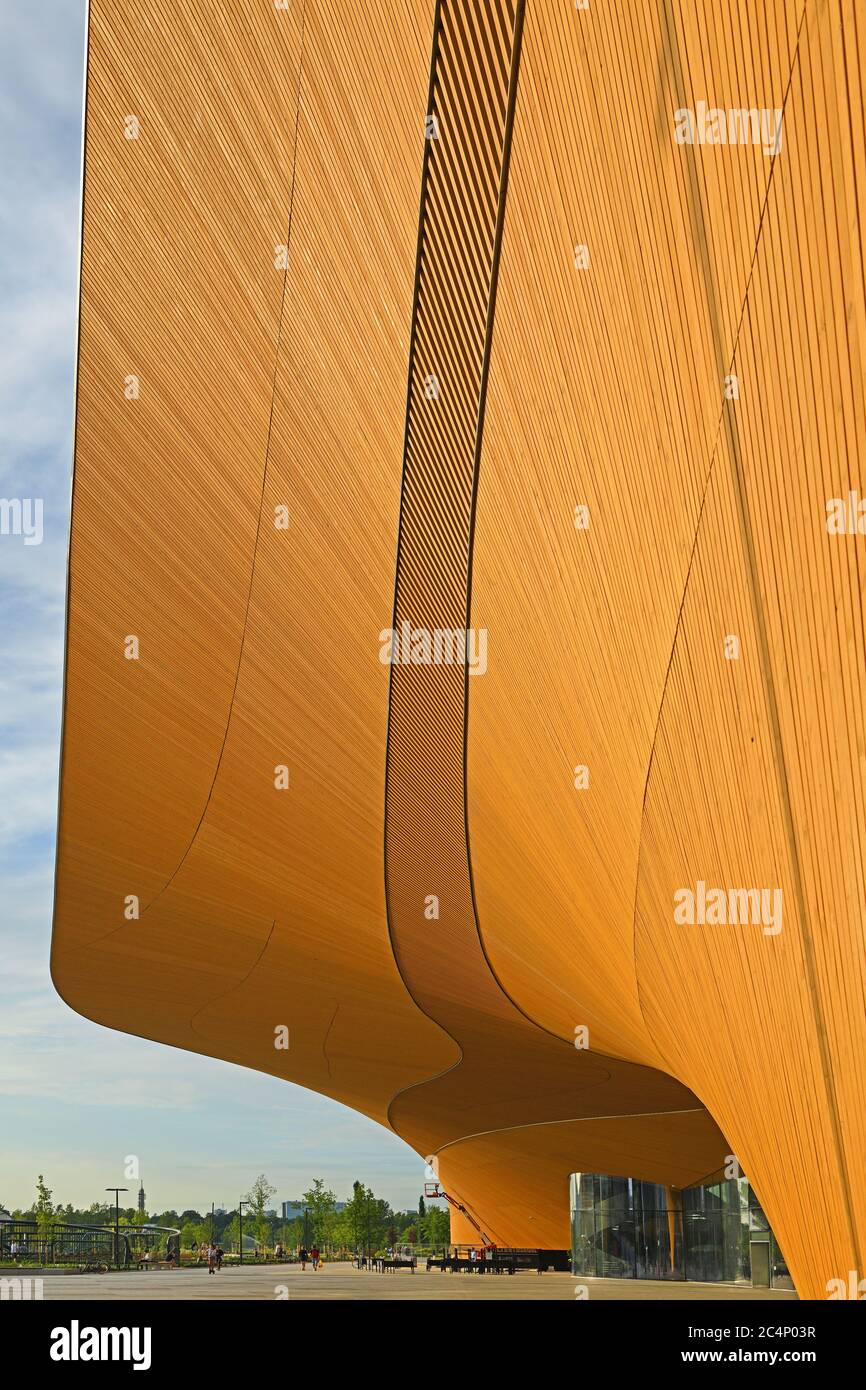 Helsinki Central Library Oodi. Fantastic architecture Stock Photo - Alamy