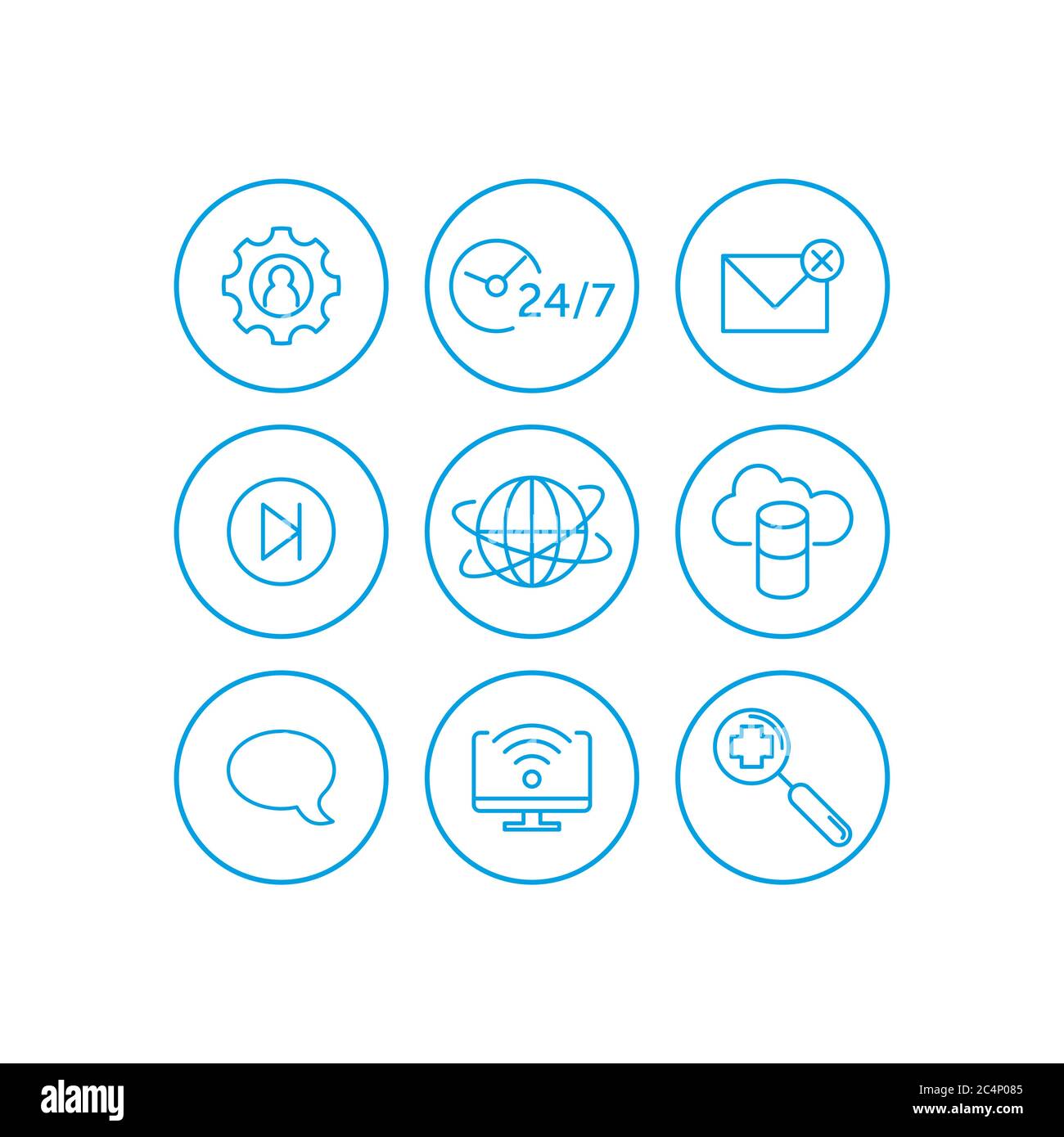 Thin line art hi-res stock photography and images - Alamy