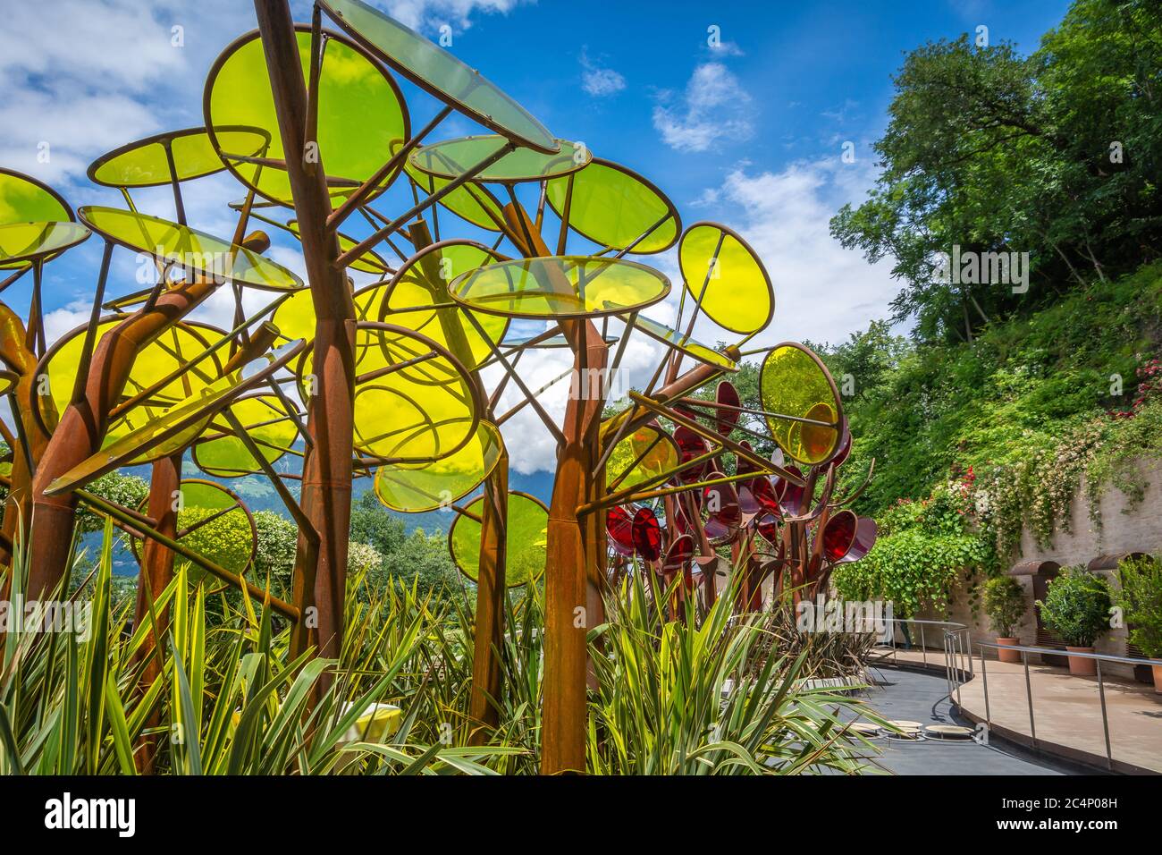 Meranos Gardens Of Trauttmansdorff Castle High Resolution Stock ...