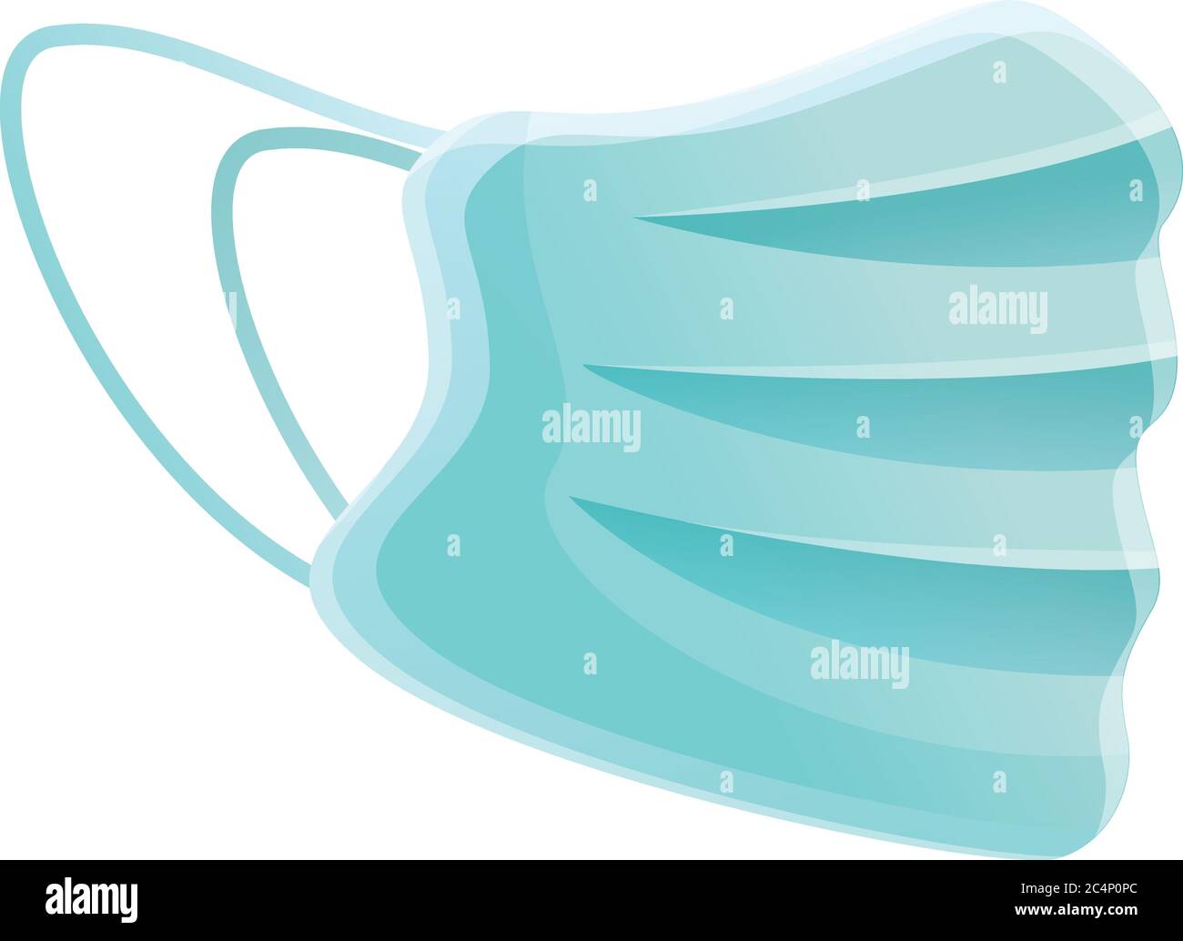 Sick medical mask icon. Cartoon of sick medical mask vector icon for ...