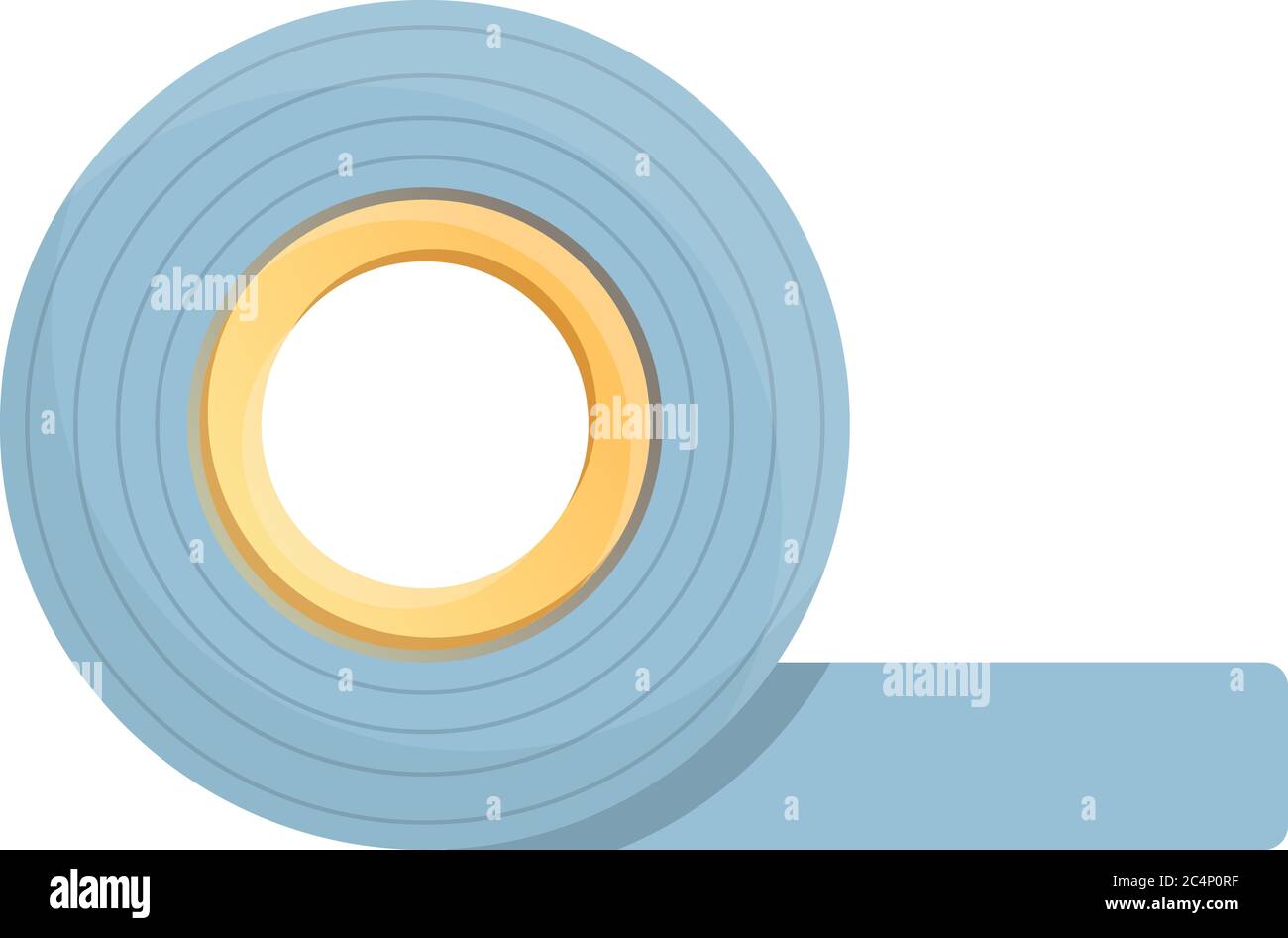 Scotch tape roll icon. Cartoon of scotch tape roll vector icon for web ...