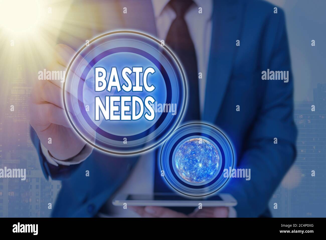 Text sign showing Basic Needs. Business photo text necessary to sustain ...