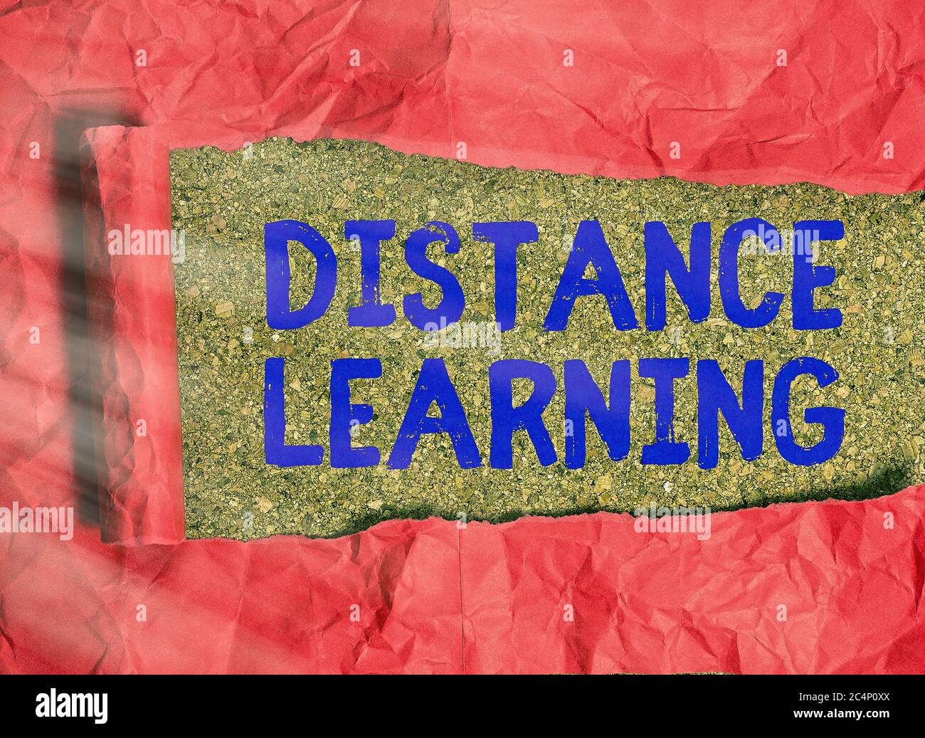 Conceptual hand writing showing Distance Learning. Concept meaning ...