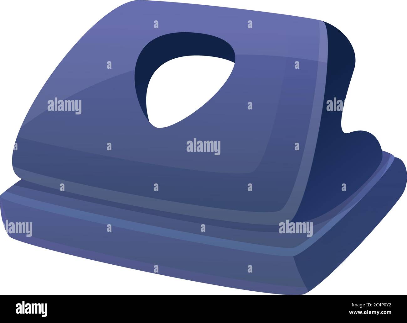 Machine hole puncher icon. Cartoon of machine hole puncher vector icon ...