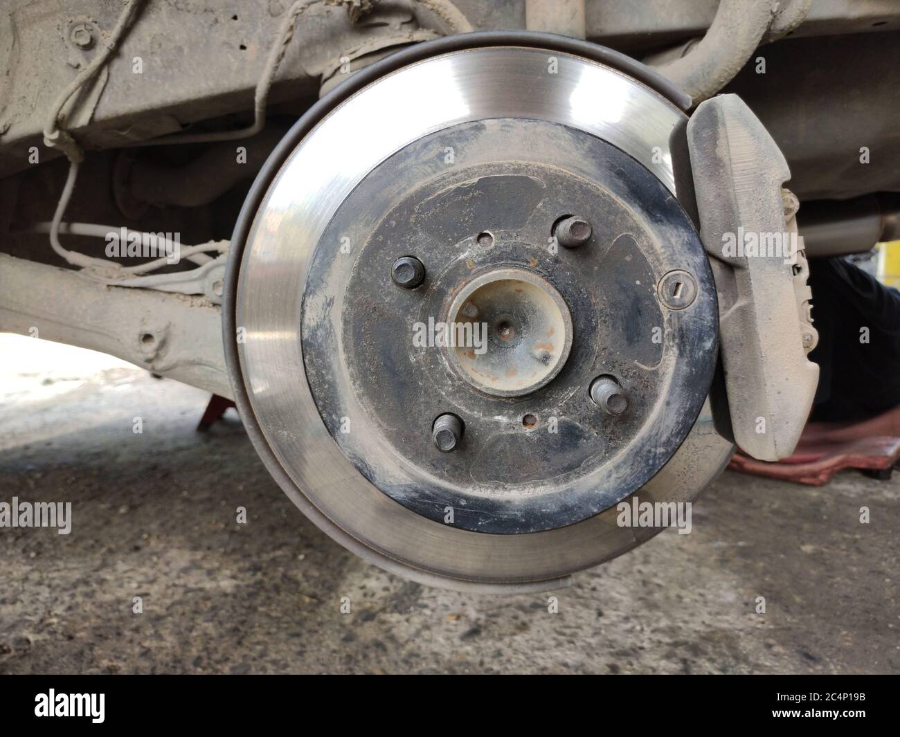 brake of the old car Stock Photo - Alamy