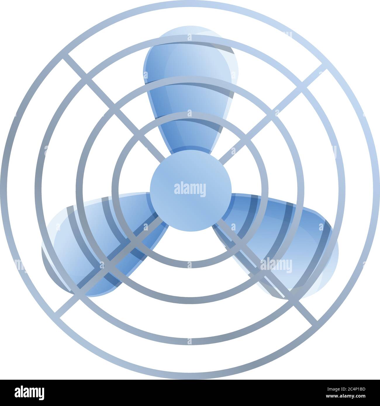 Room air fan icon. Cartoon of room air fan vector icon for web design ...