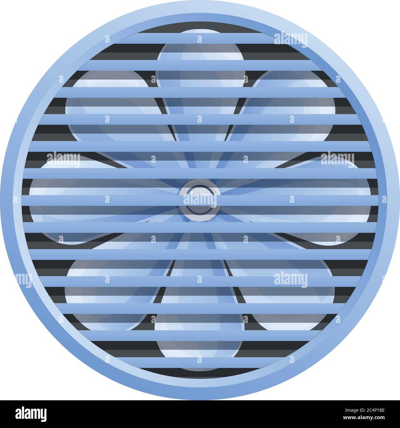 Ventilation fan icon. Cartoon of ventilation fan vector icon for web ...