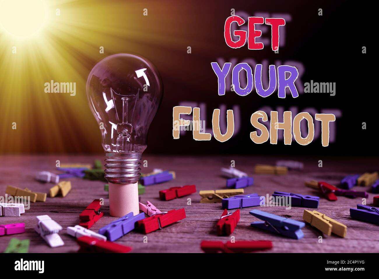 Conceptual hand writing showing Get Your Flu Shot. Concept meaning ...