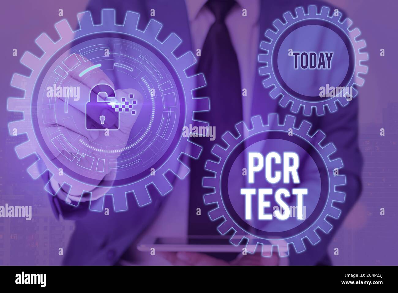Writing note showing Pcr Test. Business concept for qualitative ...