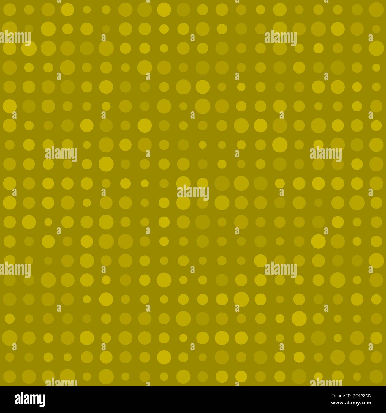 Abstract seamless pattern of small circles or pixels in various sizes ...
