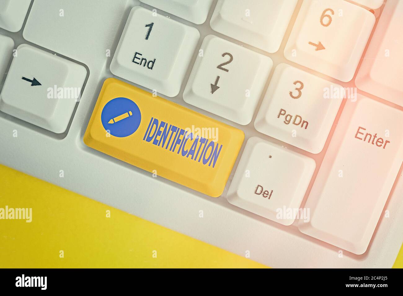 Word writing text Identification. Business photo showcasing an action ...