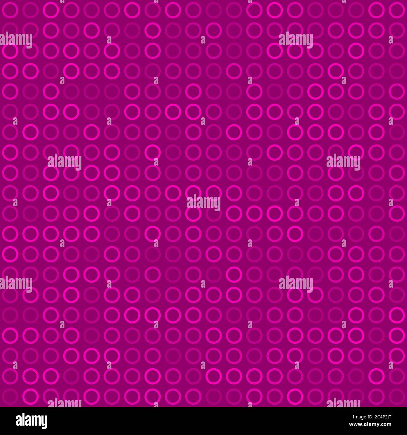 Abstract seamless pattern of small rings or pixels in purple colors ...