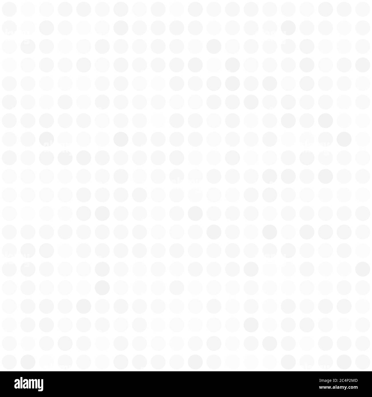 Abstract seamless pattern of small circles or pixels in white colors ...