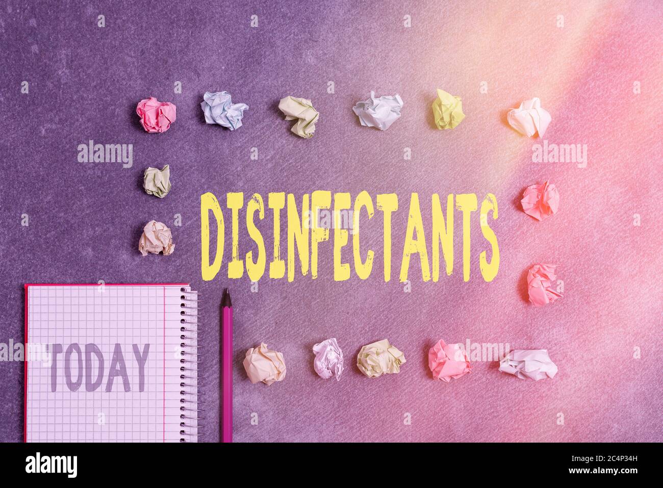 Word writing text Disinfectants. Business photo showcasing chemical ...