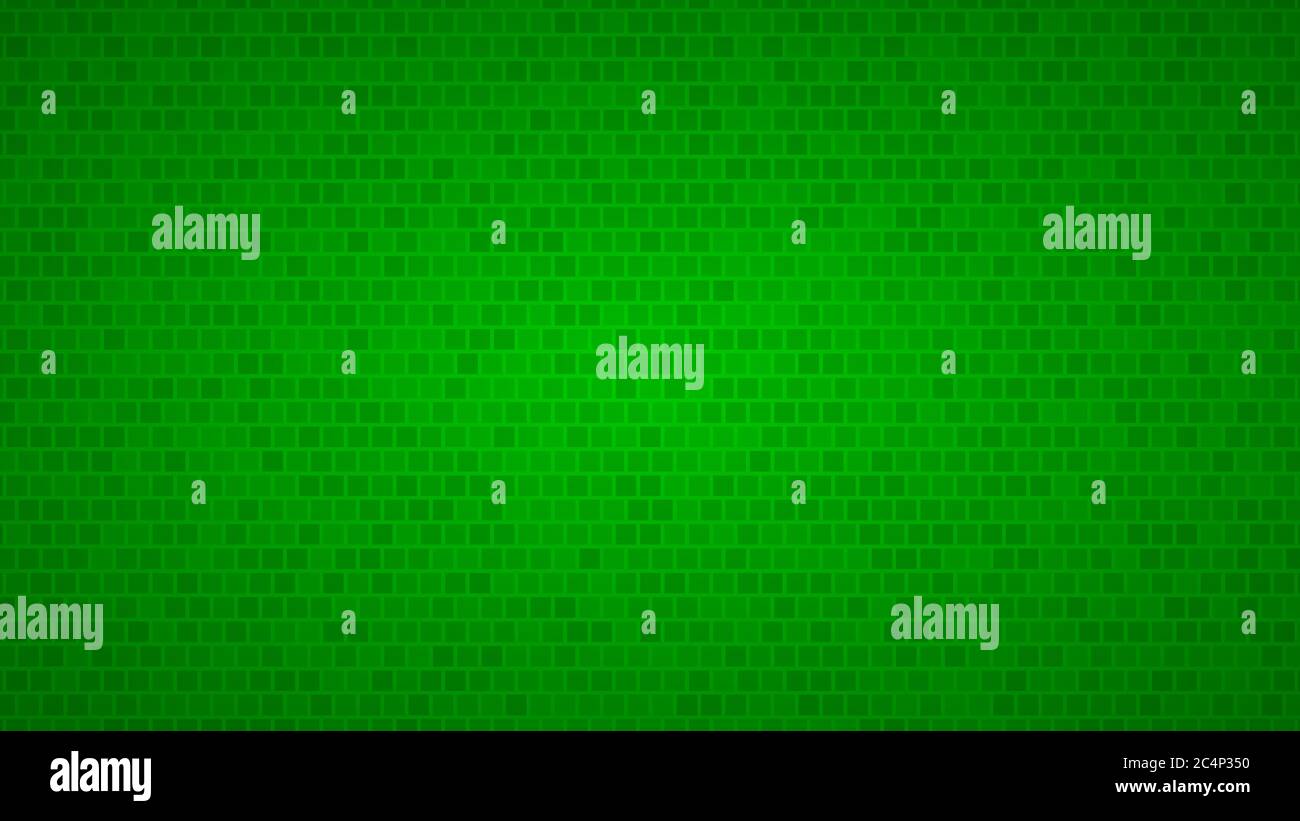 Abstract background of small squares in shades of green colors Stock ...